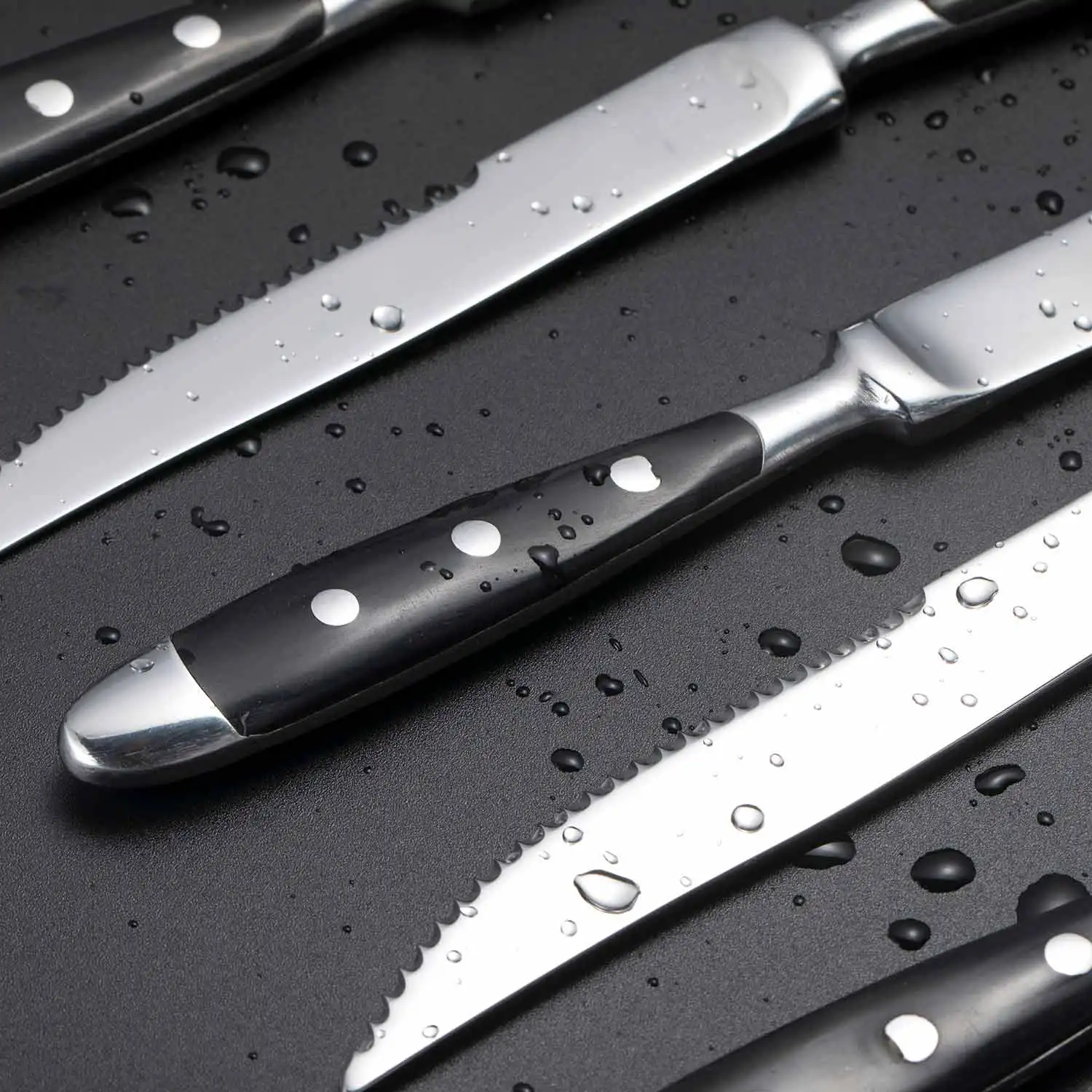 Vintage Style Stainless Steel Flatware Set Knife Fork Spoon Retro ...